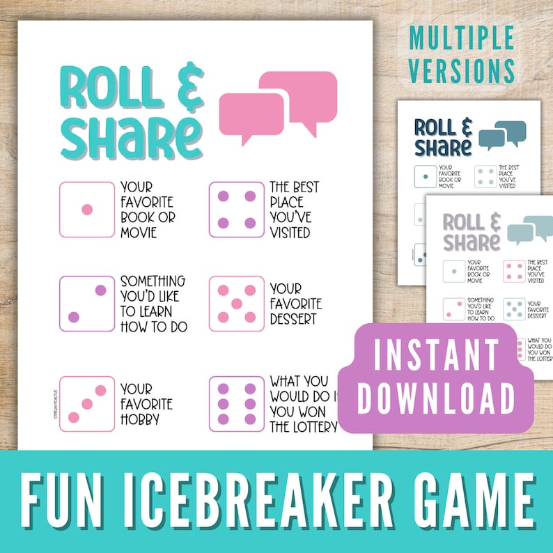 Fun Icebreaker Game Printable, Get to Know You Team Building Activity ...