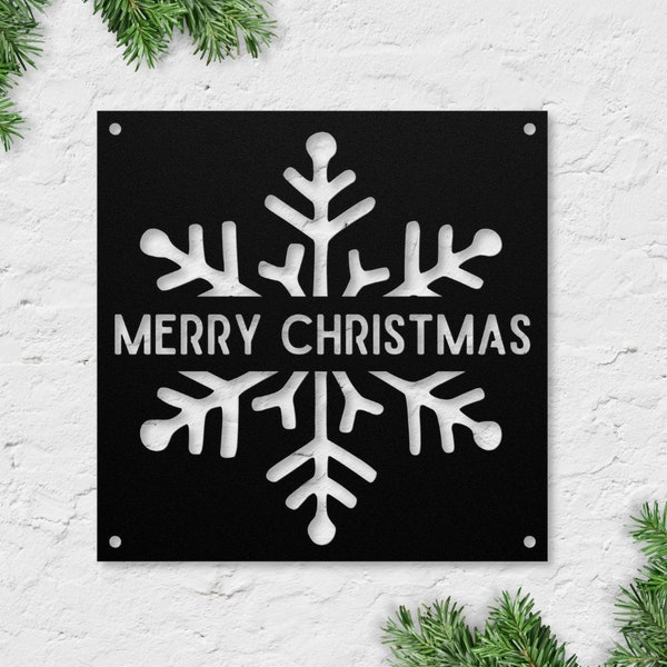 Large Outdoor Metal Merry Christmas Sign - Etsy
