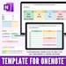 Colorful Template for Onenote Work or School | Daily, Weekly, Yearly ...