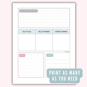 Bible Verse Mapping Printable Template, Verse Mapping Journal, Verse ...