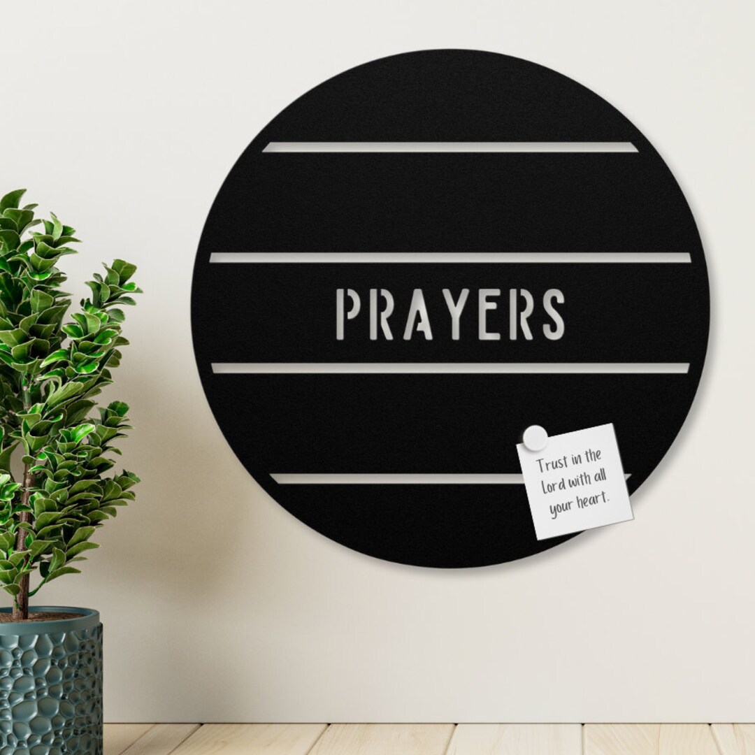 Prayer Board Christian Metal Sign, Prayer Requests Display, Prayer ...