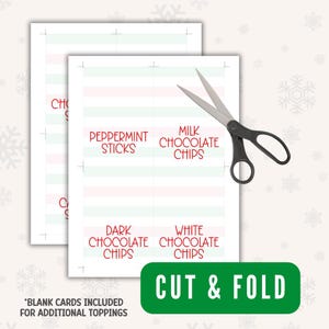 Printable Hot Chocolate Bar Template, Office Holiday Party Hot Cocoa ...