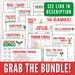 Christmas Gift Exchange Game Printable, Left Right Christmas Game ...