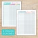 Attendance Tracker Printable, Colorful Attendance Sheet Template, Boho ...