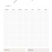 Simple Monthly Planner, Monthly Planner, Monthly Schedule, Monthly ...