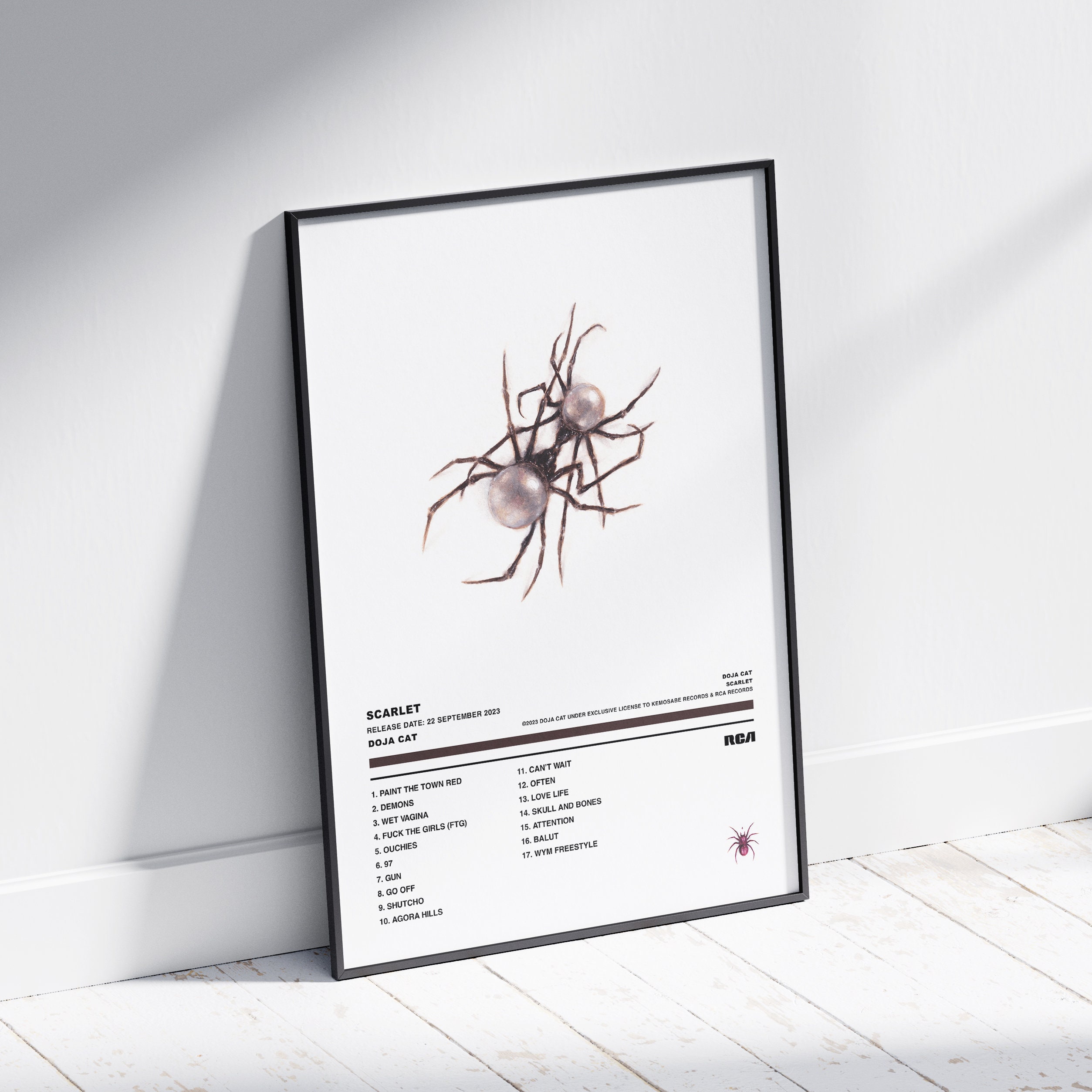 Doja Cat Scarlet Tour Poster sold by French Southern Territories | SKU ...