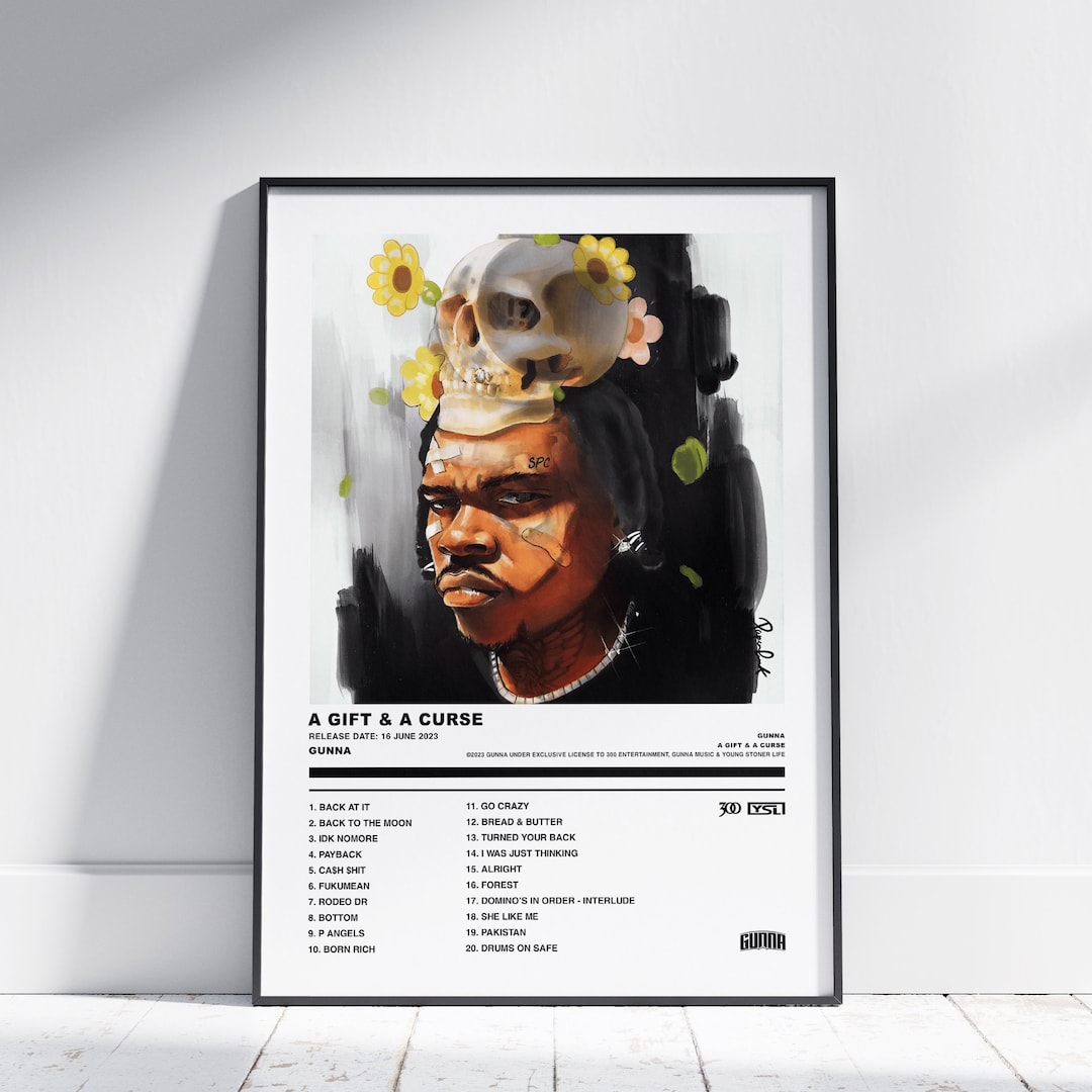Gunna Poster A Gift and A Curse Poster - Etsy