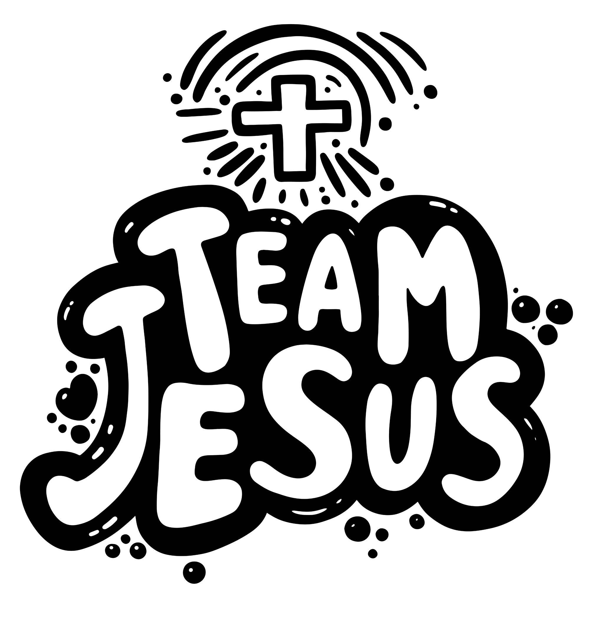 Team Jesus Logo – Digital Artwork for Spiritual Projects - Etsy