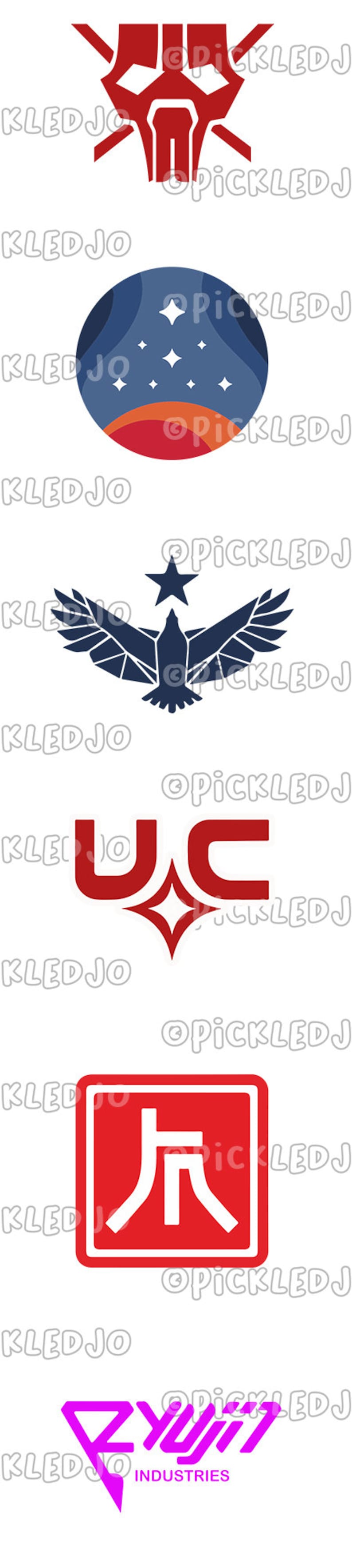 6 Starfield Logos - Etsy