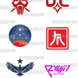 6 Starfield Logos - Etsy