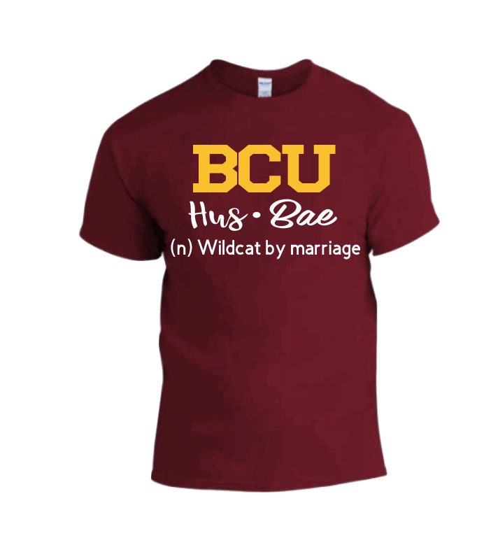 Bethune Cookman University BCU Husbae Graphic T-shirt - Etsy