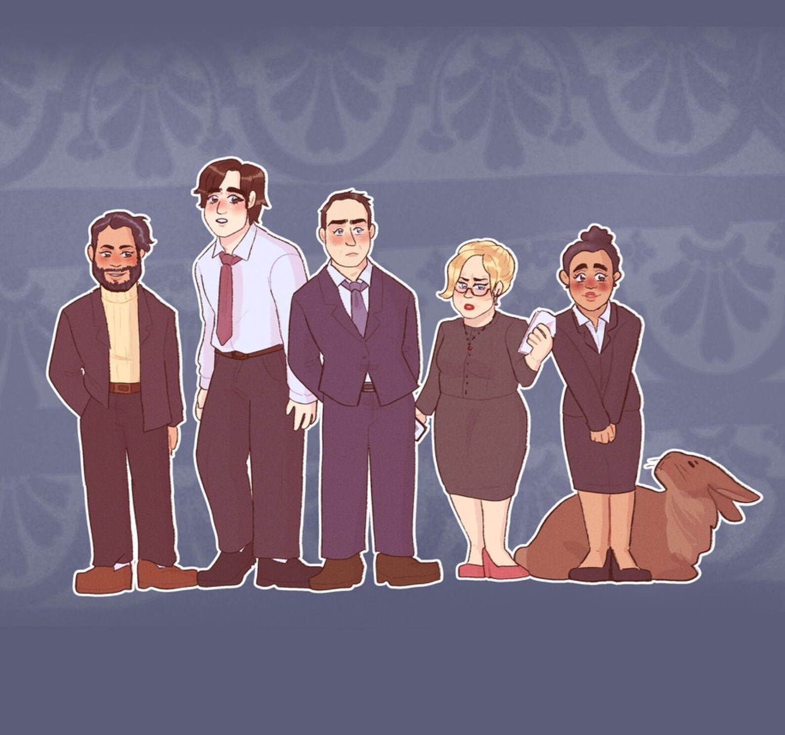 Succession Character Stickers - Etsy