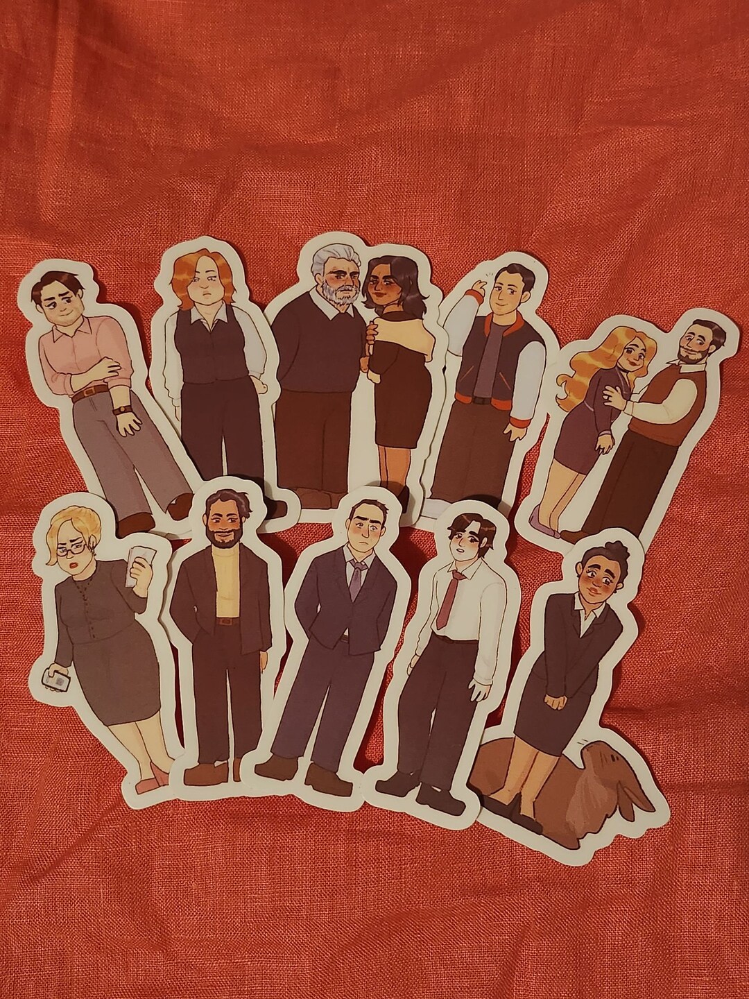 Succession Character Stickers - Etsy