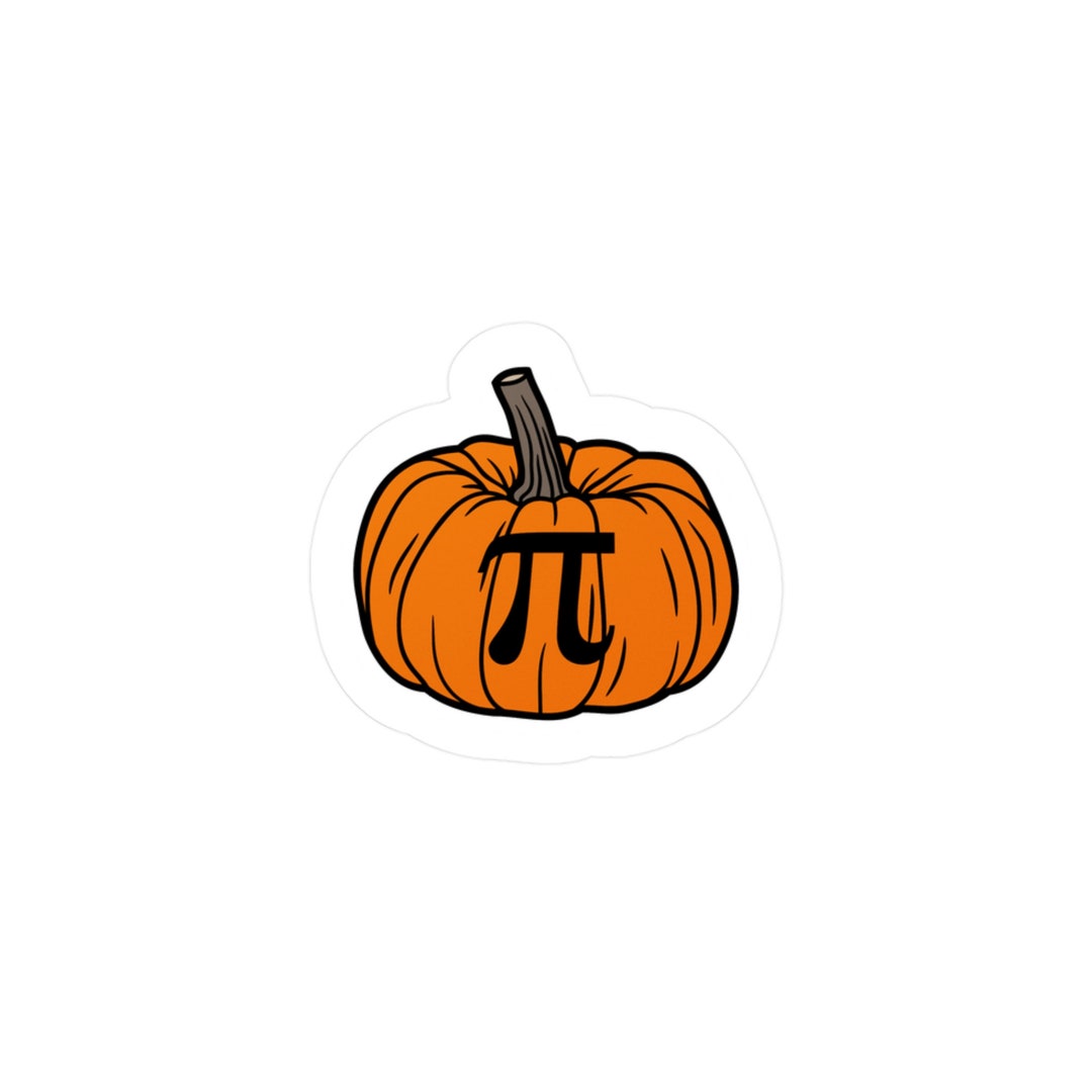Pumpkin Pi Sticker - Etsy