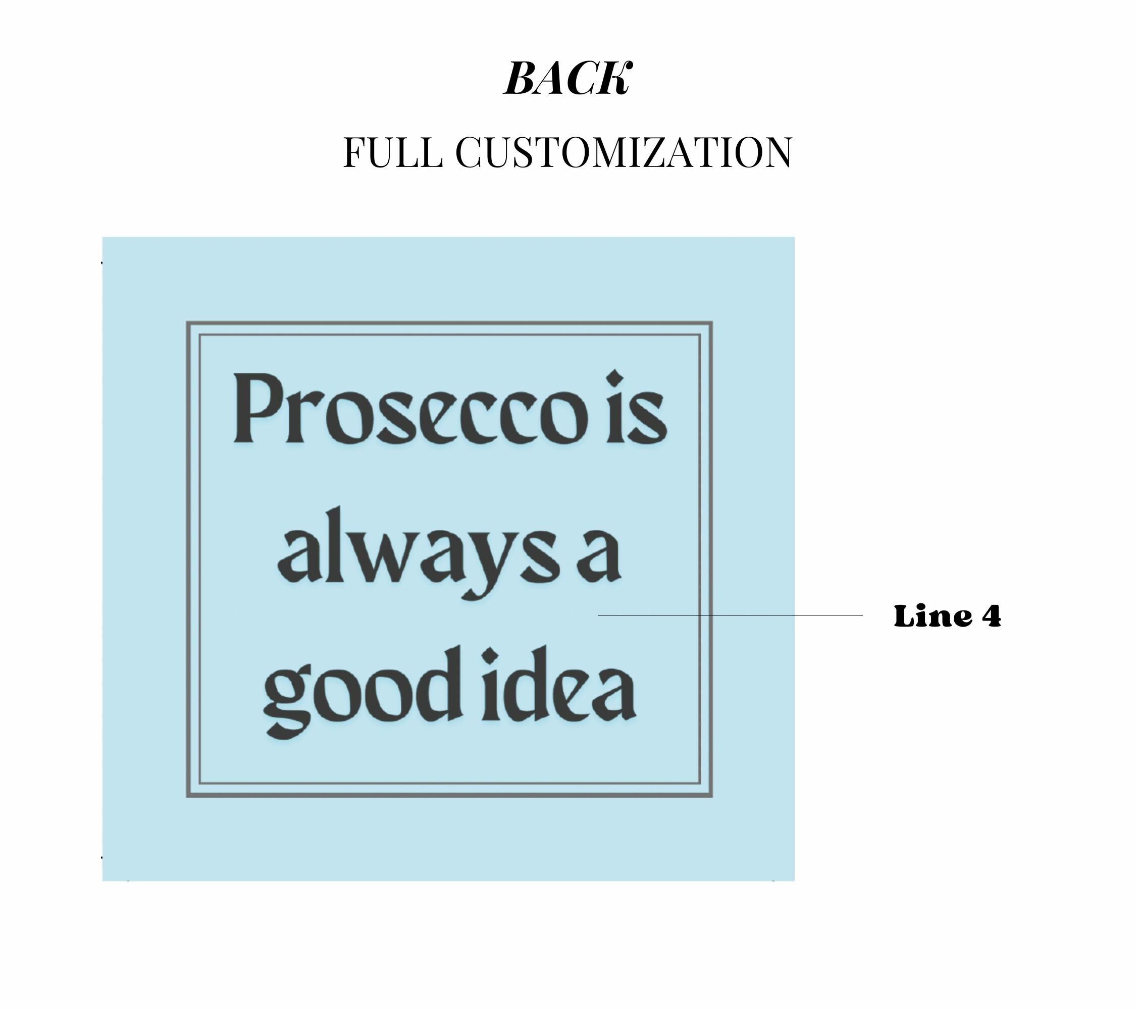 Editable Prosecco Label Template – Custom Birthday or Bachelorette Gift ...