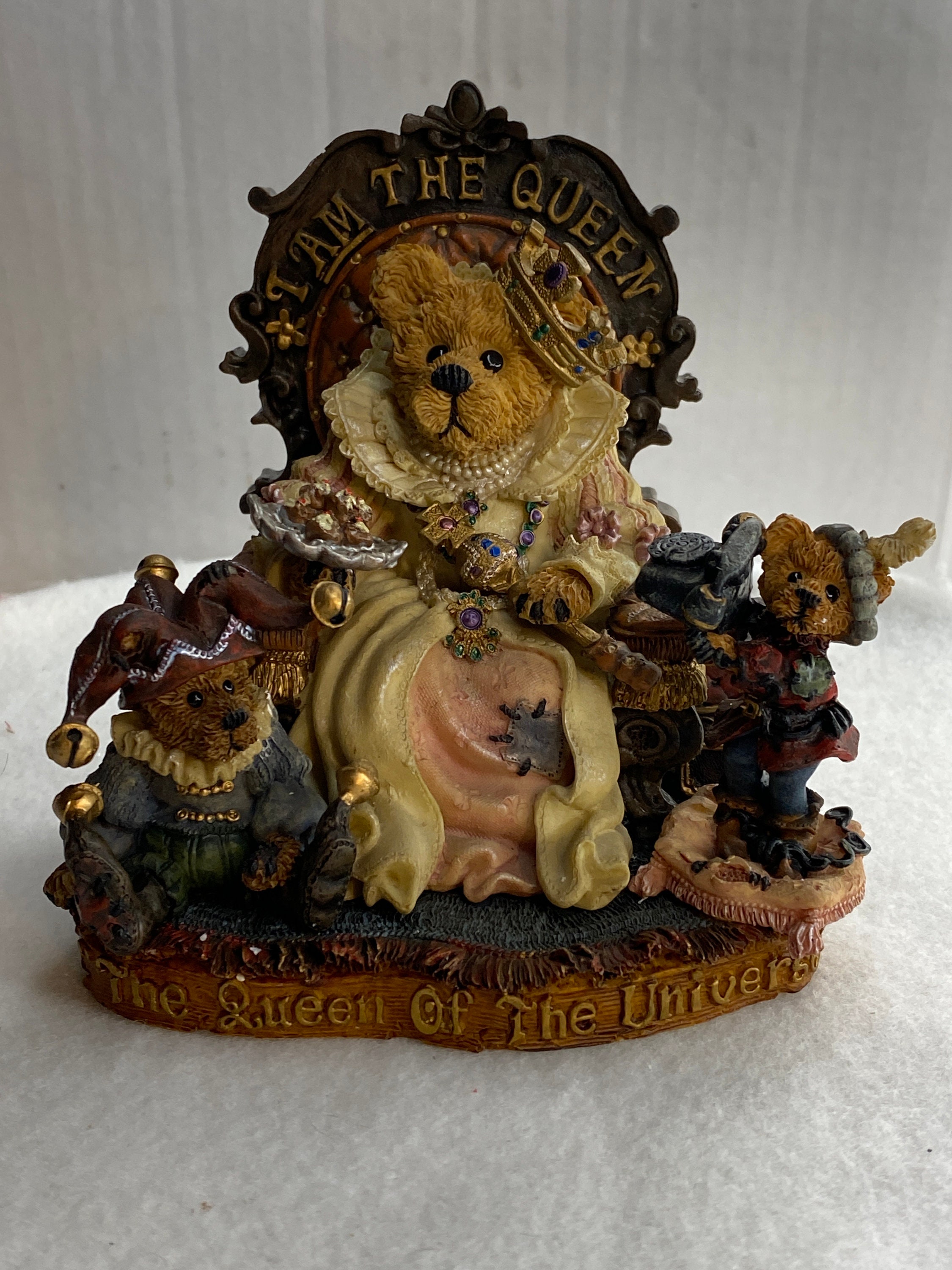 Vintage Boyd Bear Resin Figurines Collectors Boyds Bear Figurine ...