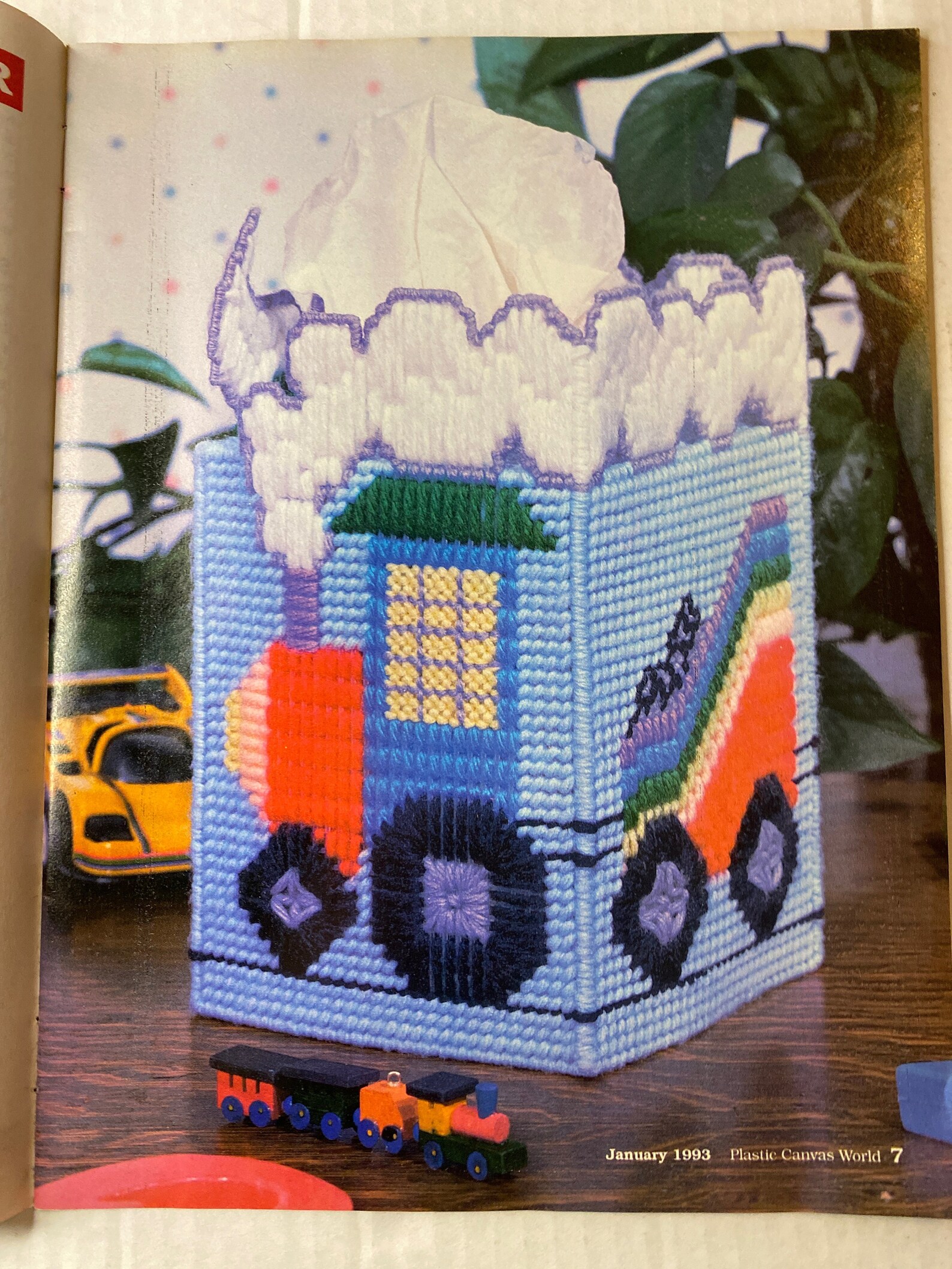 Plastic Canvas Pattern Book Plastic Canvas World January 1993 Capture ...