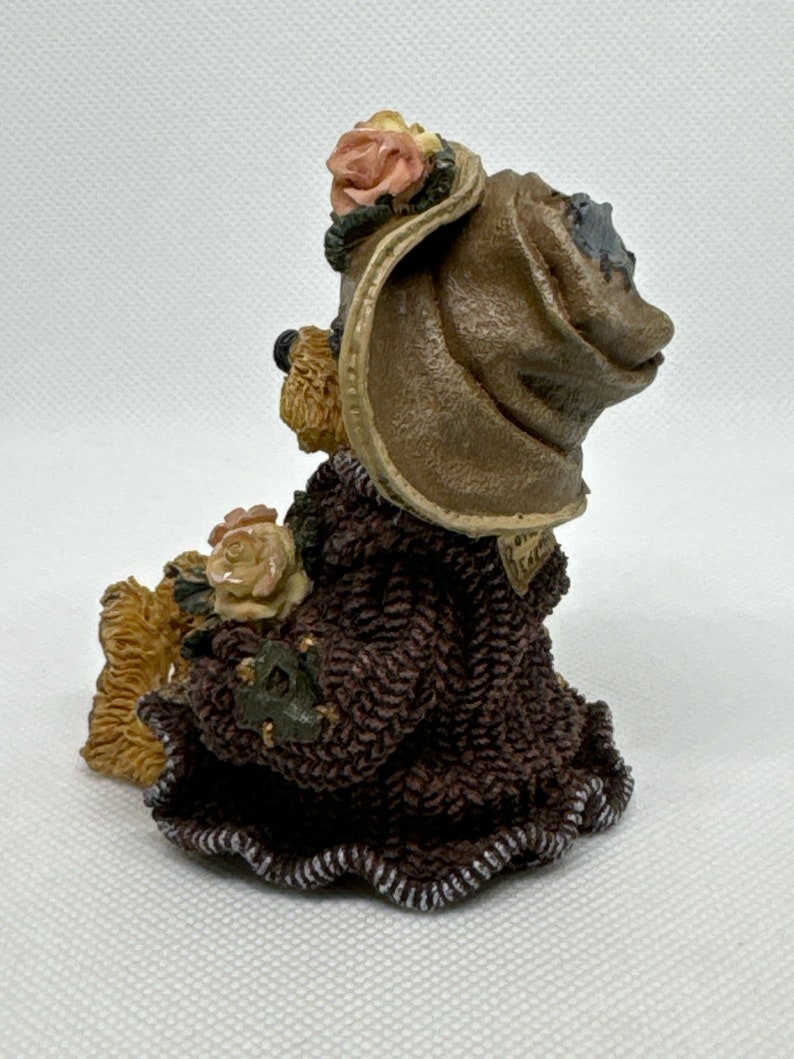 Vintage Boyds Bear Figurine Mrs. Tuttle Stop and Smell the Roses Gift ...