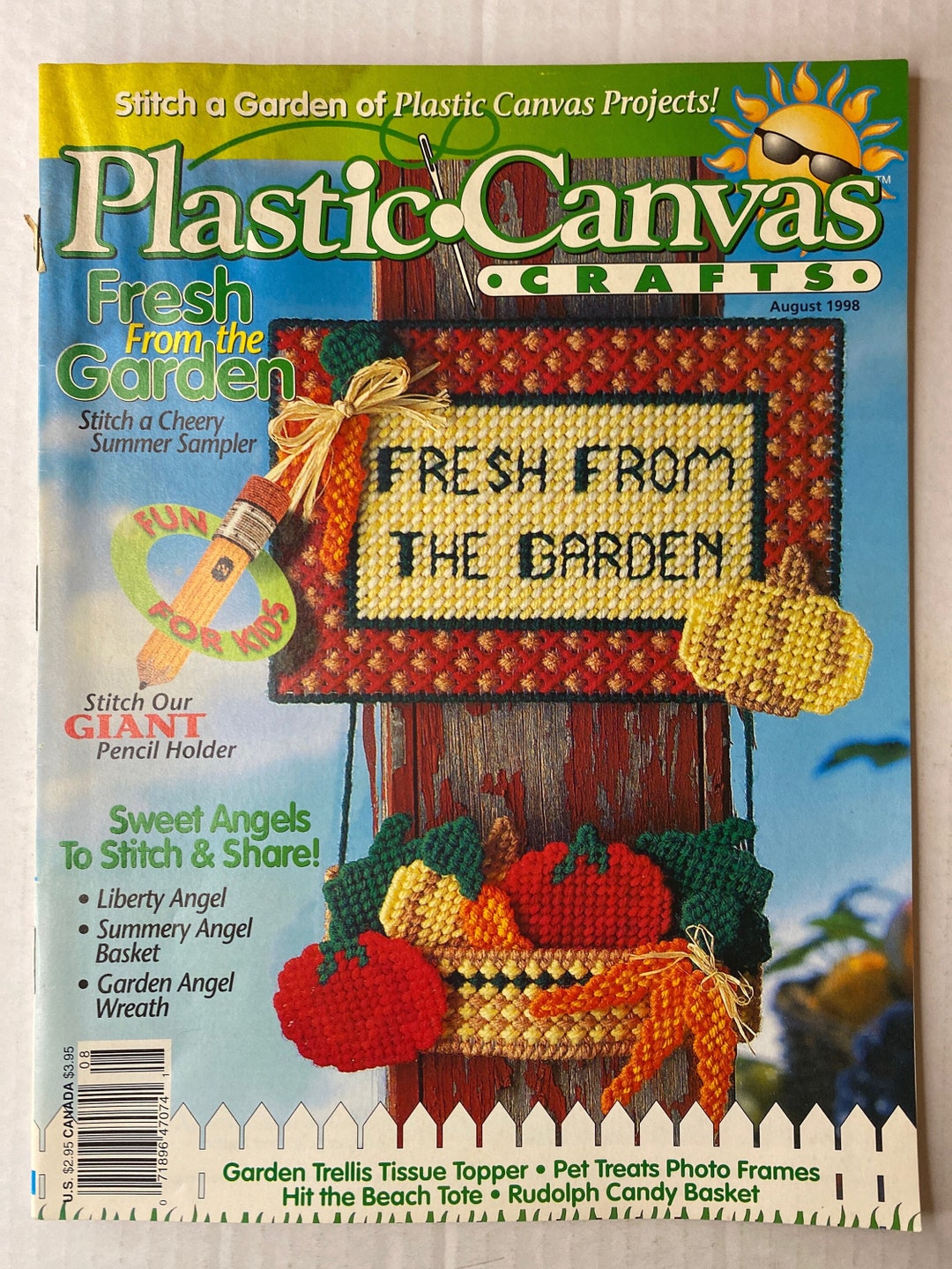 Plastic Canvas Pattern Book Plastic Canvas Crafts Back to School ...