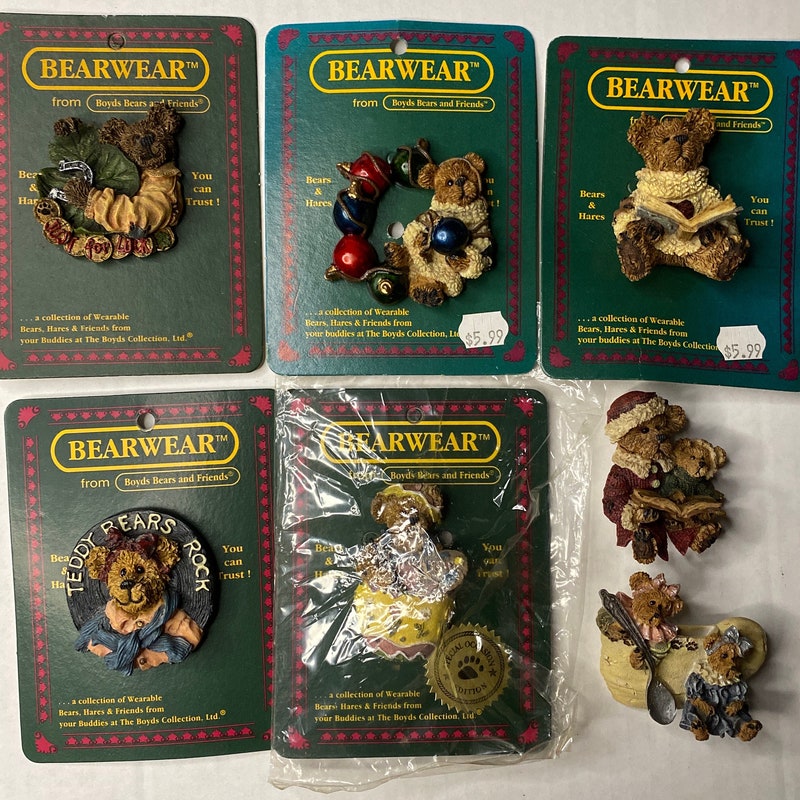 Boyds Bears Pin Brooch - Etsy