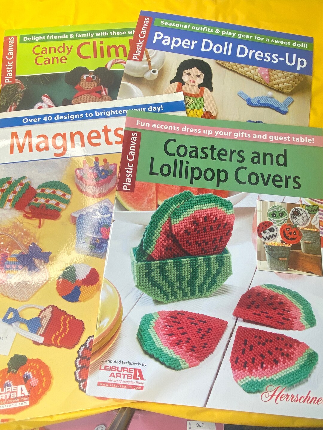 Plastic Canvas Pattern Plastic Canvas Pattern Book Vintage How-to ...