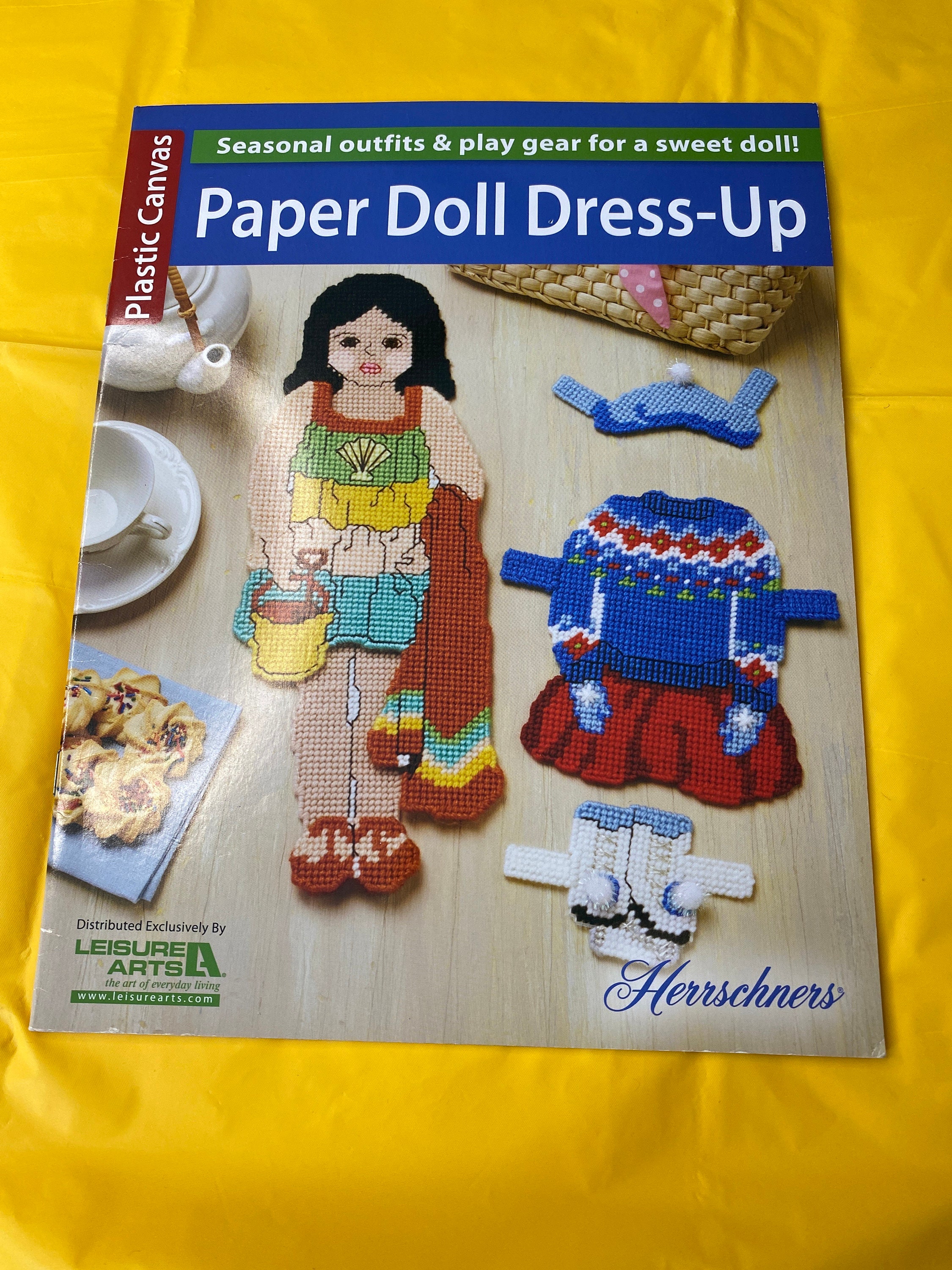 Plastic Canvas Pattern Plastic Canvas Pattern Book Vintage How-to ...