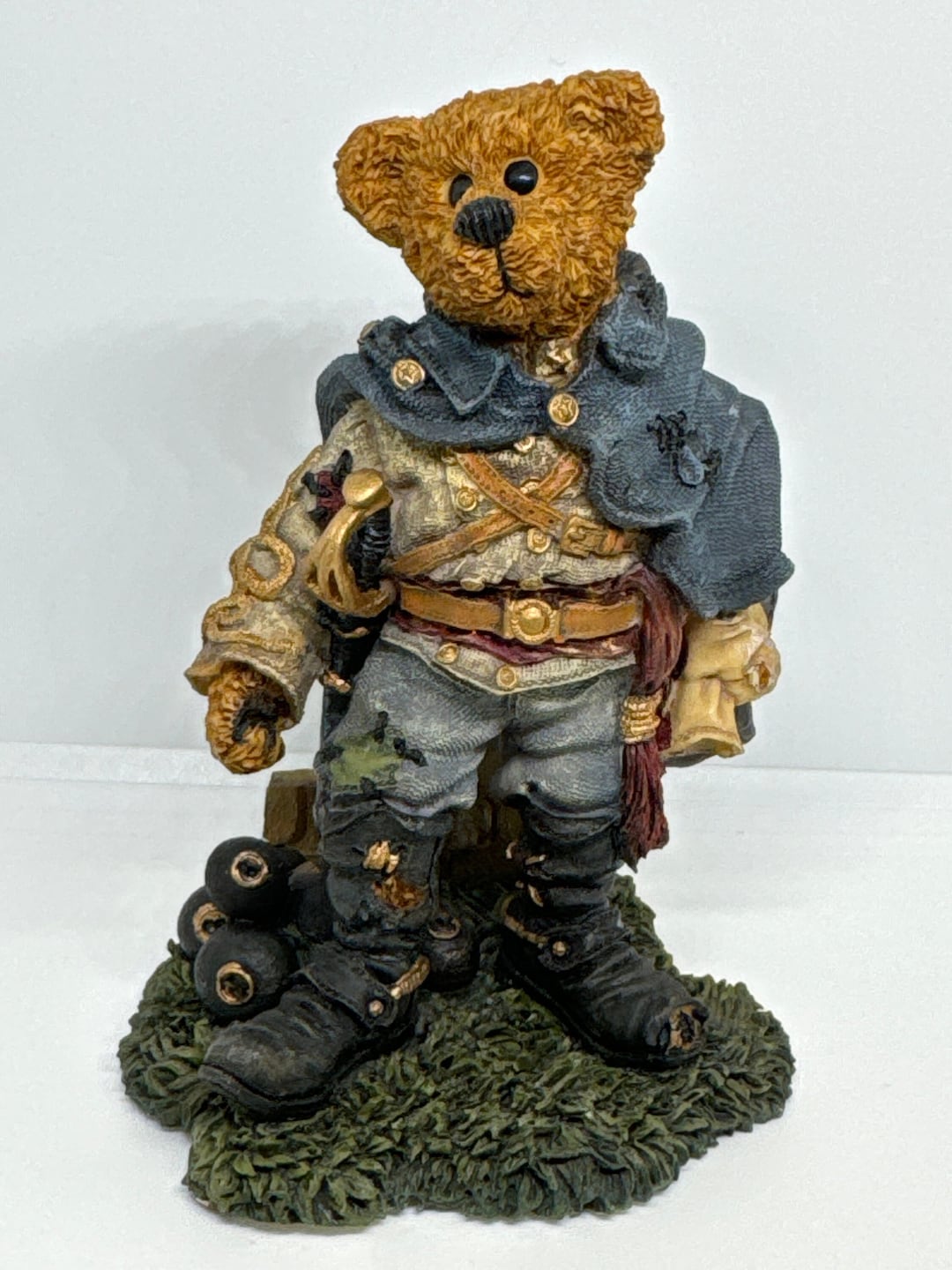 Boyd Bear Resin Figurines Collectors Boyds Bear Figurine Stonewall the ...