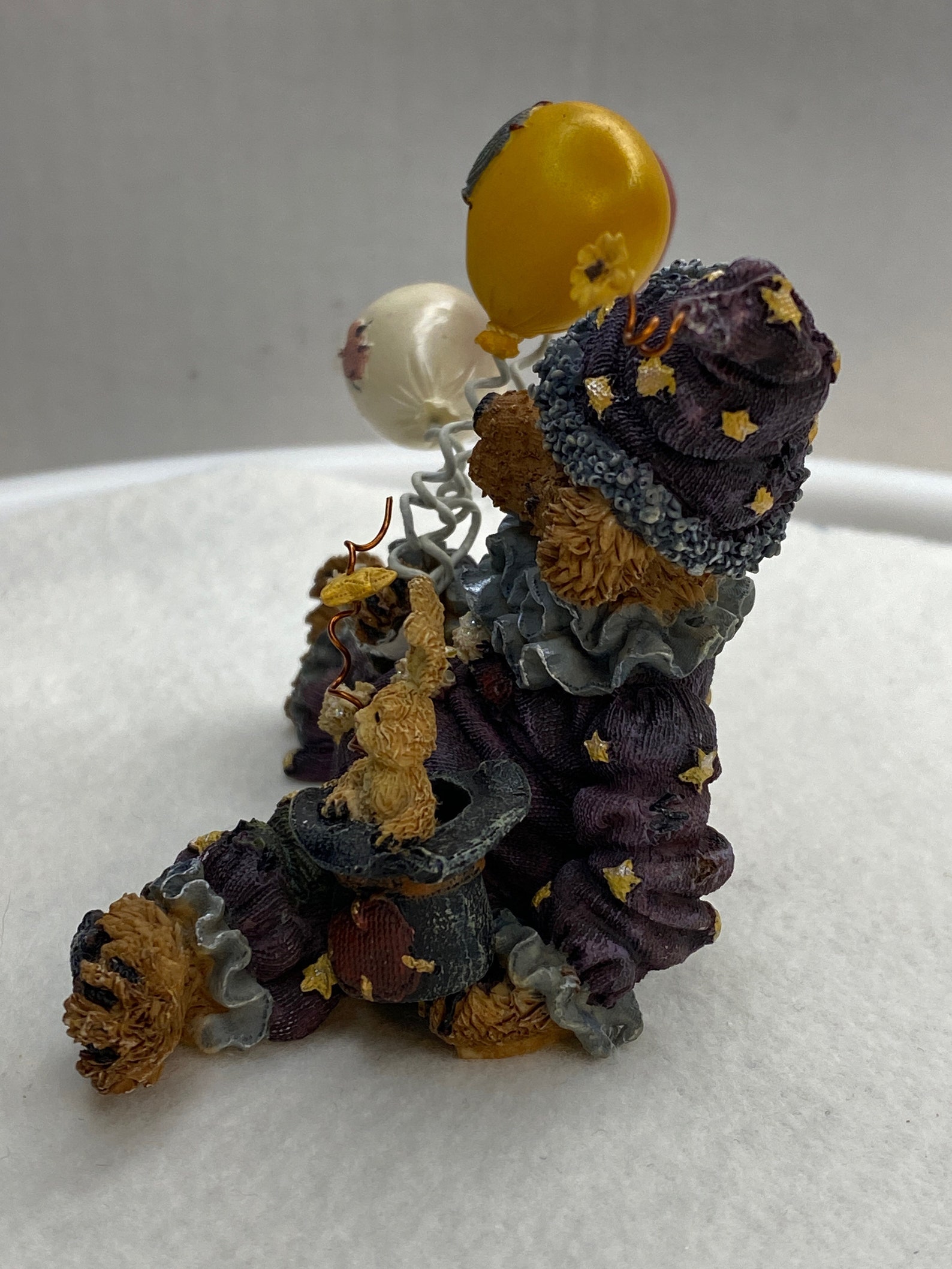 Vintage Boyds Bear Figurine Chuckles Bear Ha Ha Gift for Clown Gift for ...