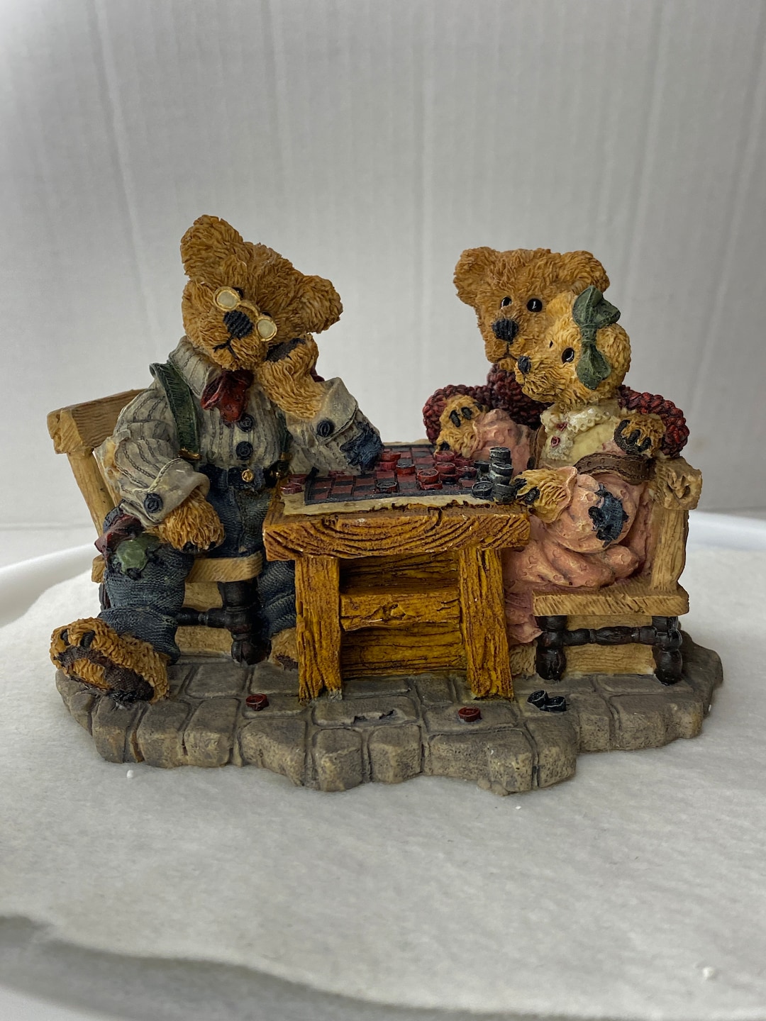 Vintage Boyd Bear Resin Figurines Collectors Rare Boyds Bear Figurine ...