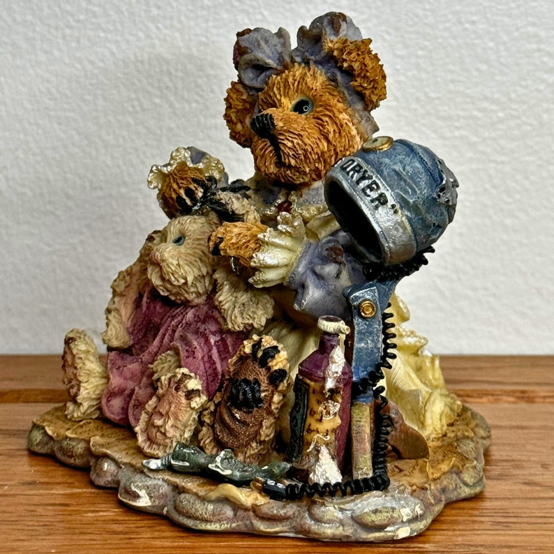 Boyd Bear Vintage Figurine Resin Bear Home Decoration Collector Hair ...