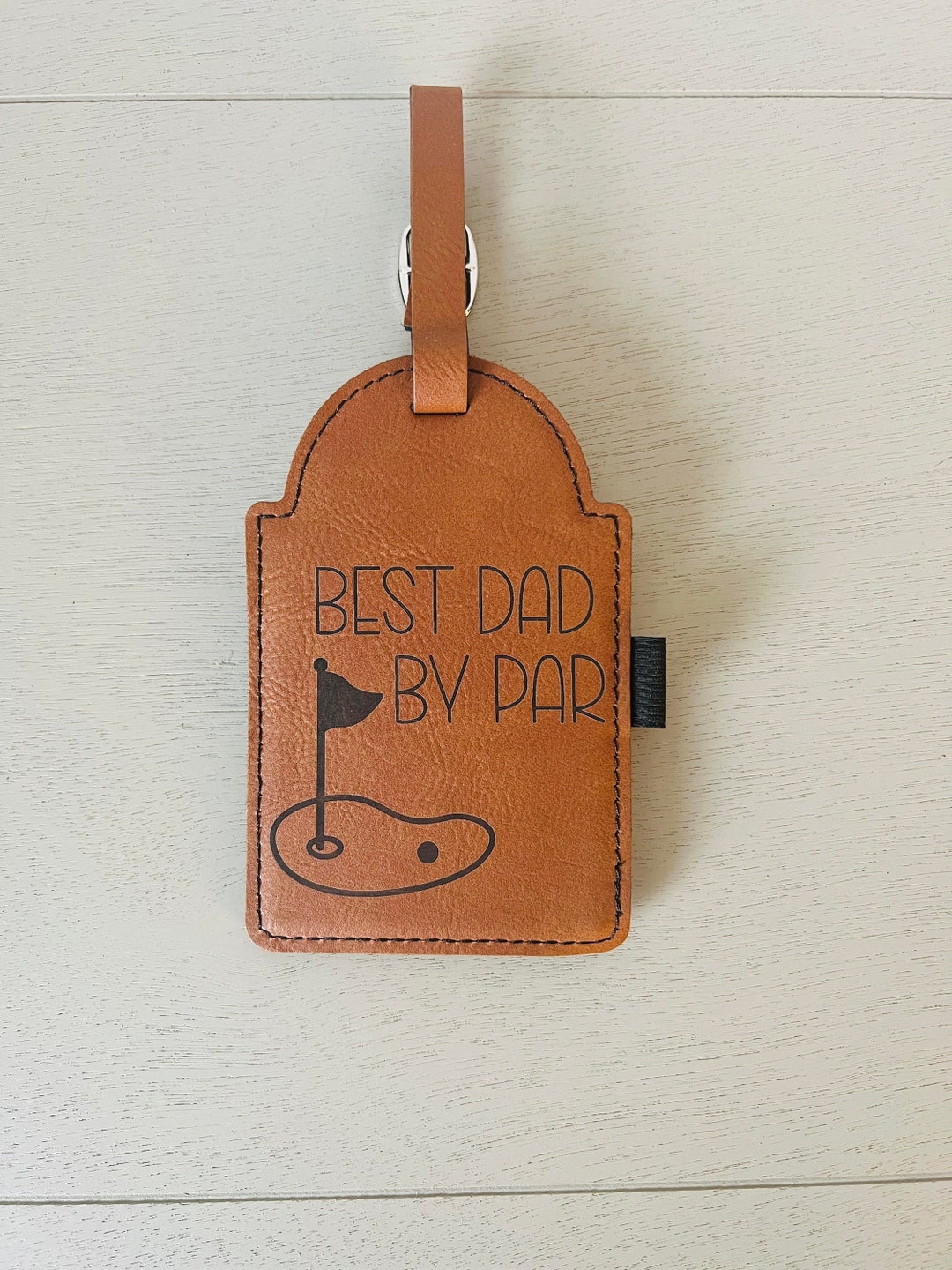 Personalized Golf Bag Tag - Father's Day Gift - Best Dad by Par - Gifts ...