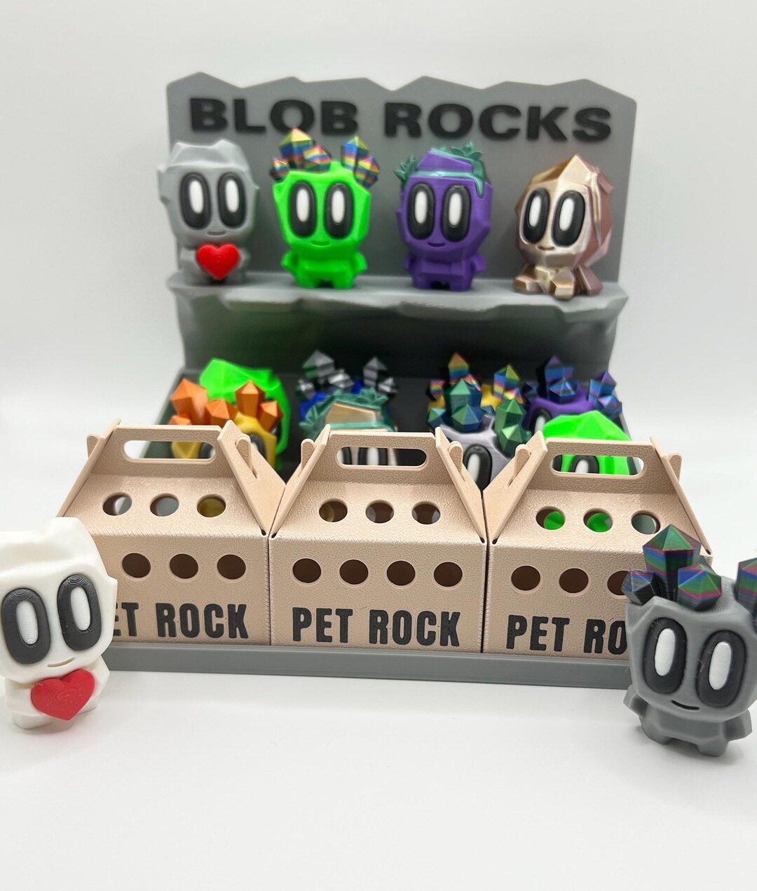 Mystery Collectable Blob Rock Pet, Playful Rock Creature, Collectable ...