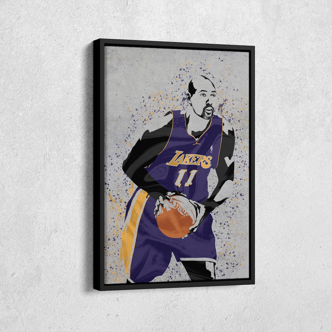Karl Malone Poster Splash Art Utah Jazz NBA Canvas Wall Art - Etsy