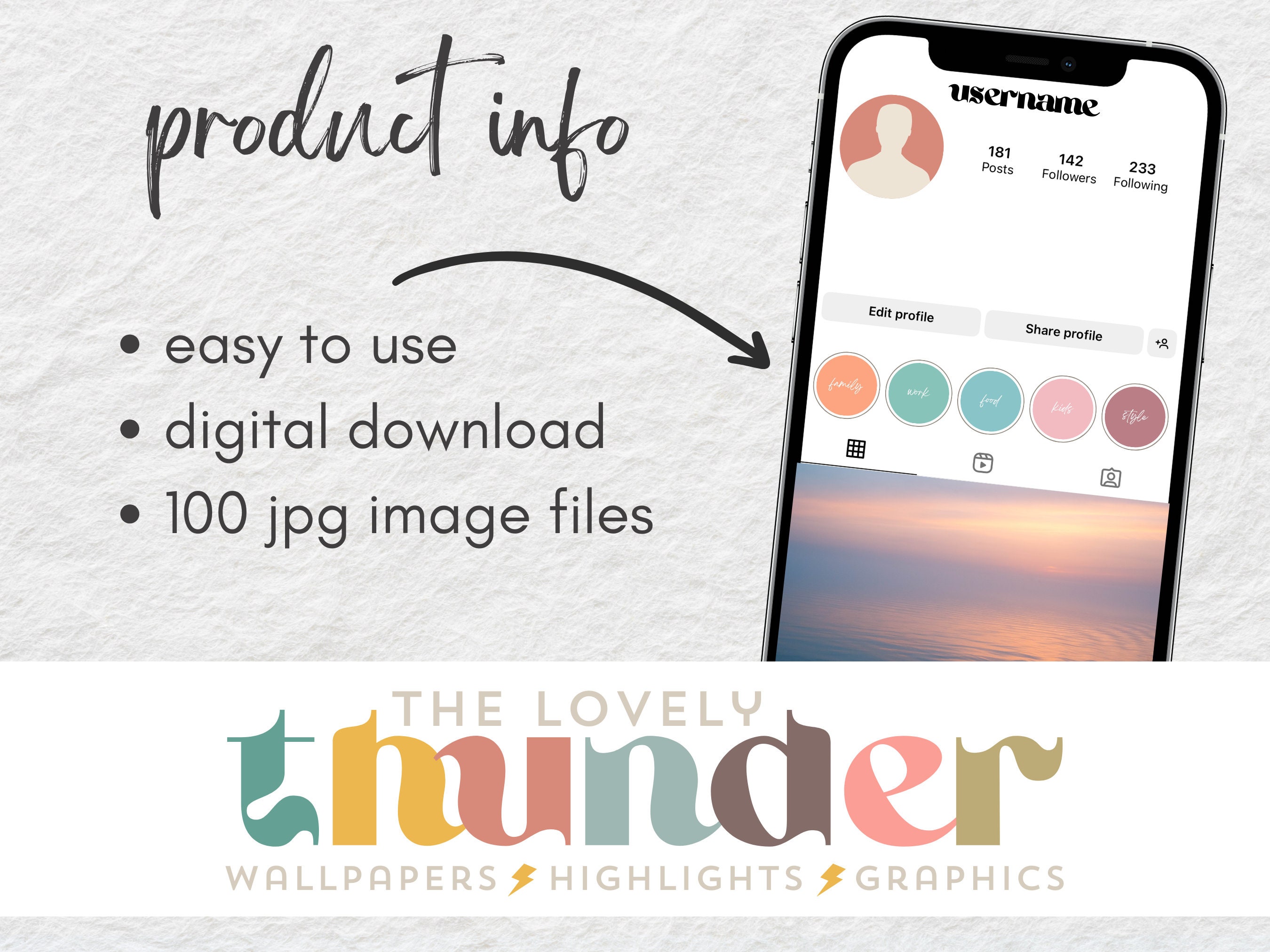 Instagram Highlight Covers | Calm Colors | Aesthetic Social Media Icons ...