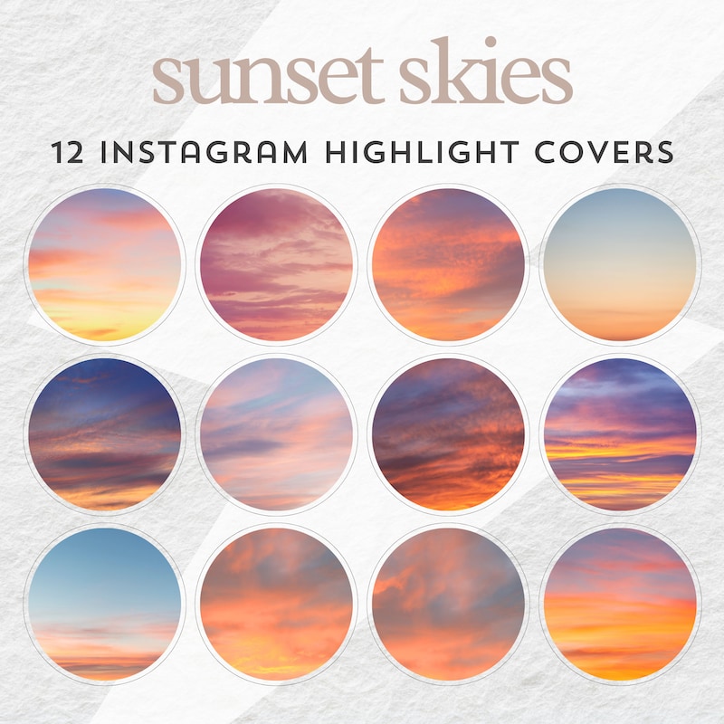 12 Highlight Covers - Etsy