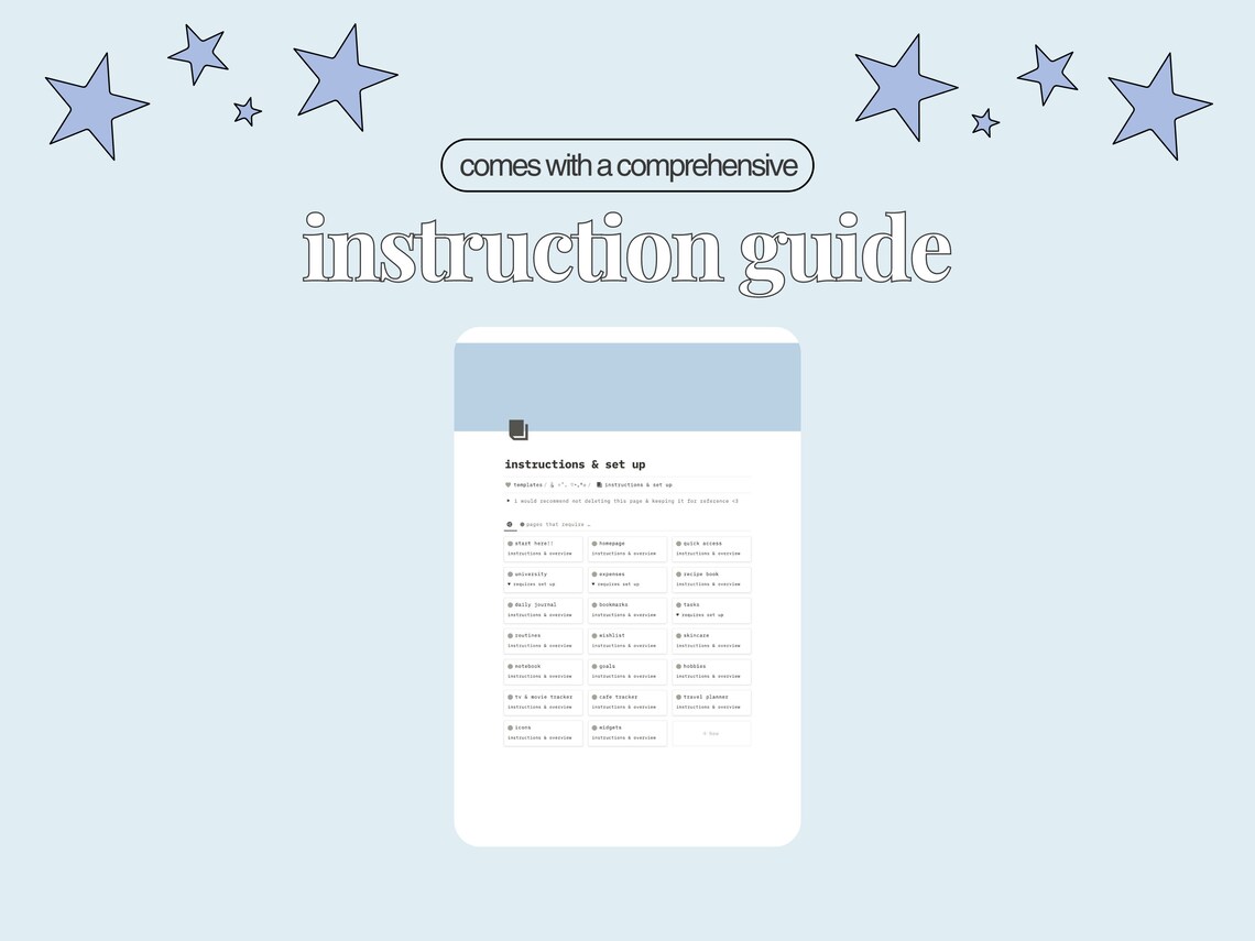 Notion Template | All in One Planner | Student Planner | Digital ...