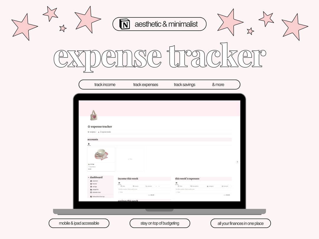 Finance Tracker | Expense Tracker | Budget Planner | Savings Tracker ...