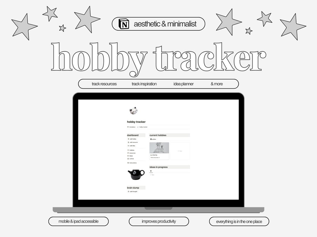 Hobby Tracker | Art Tracker | Artist Organization | Project Management ...