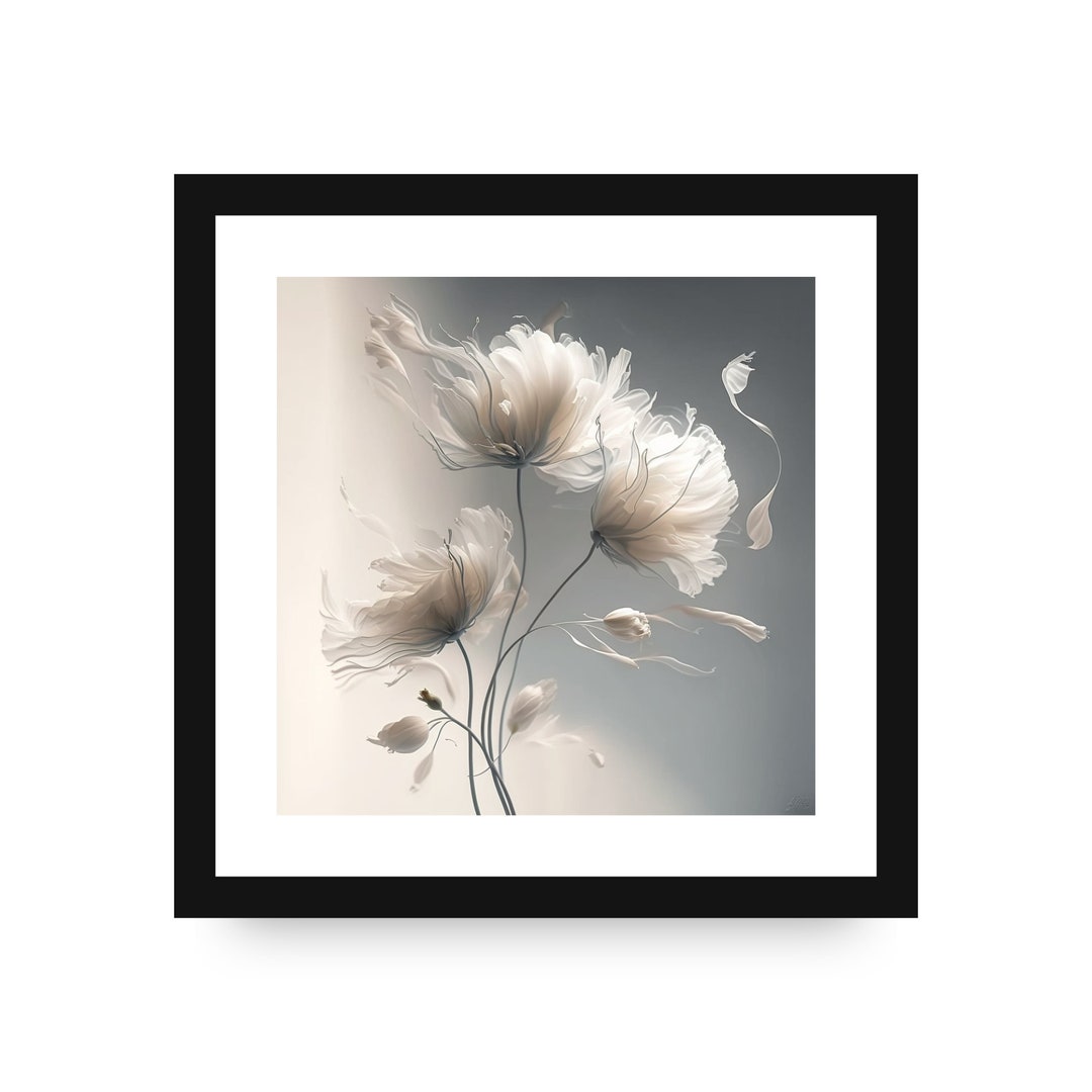 Whispering Petals | Digital Art | Wall Art | Flowers - Etsy