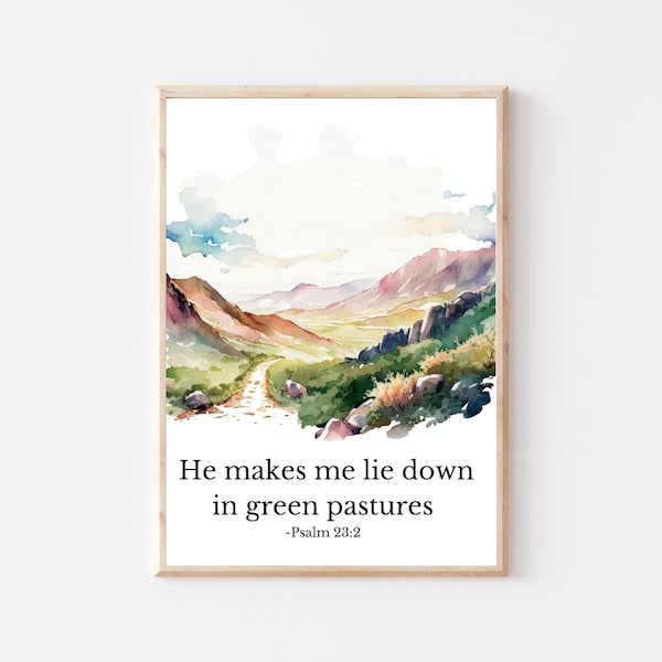 Green Pastures - Etsy