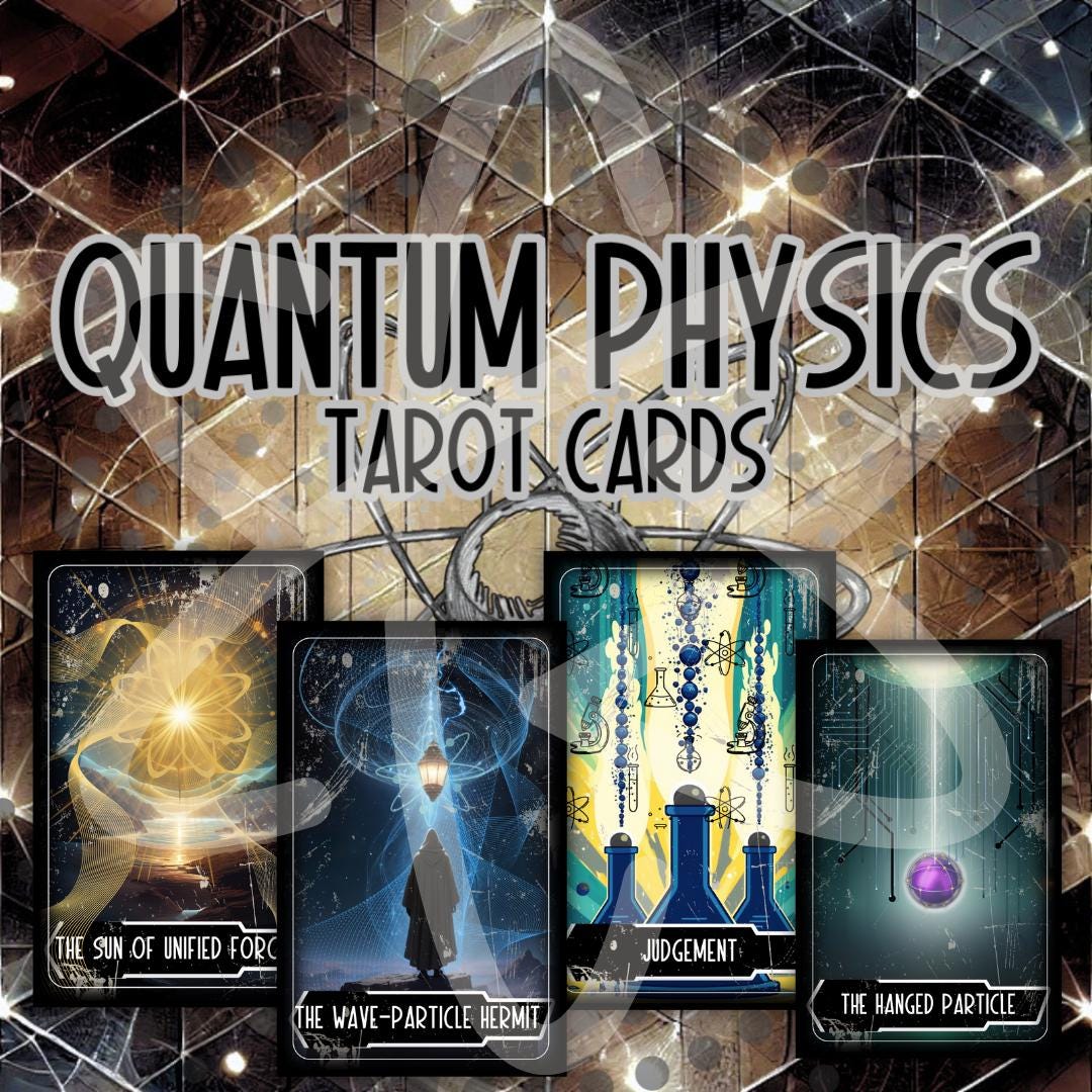Printable Quantum Tarot Deck - Digital Download | Science & Mysticism | Unique Tarot Cards - Etsy