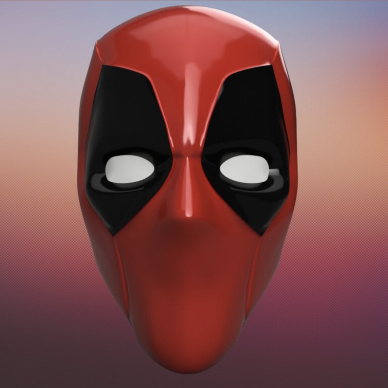 Deadpool Mask Helmet STL File Stl Files for 3dprinter Digital Stl File ...