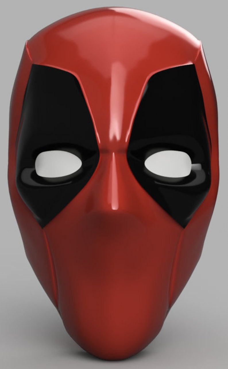 Deadpool Mask Helmet STL File Stl Files for 3dprinter Digital Stl File ...