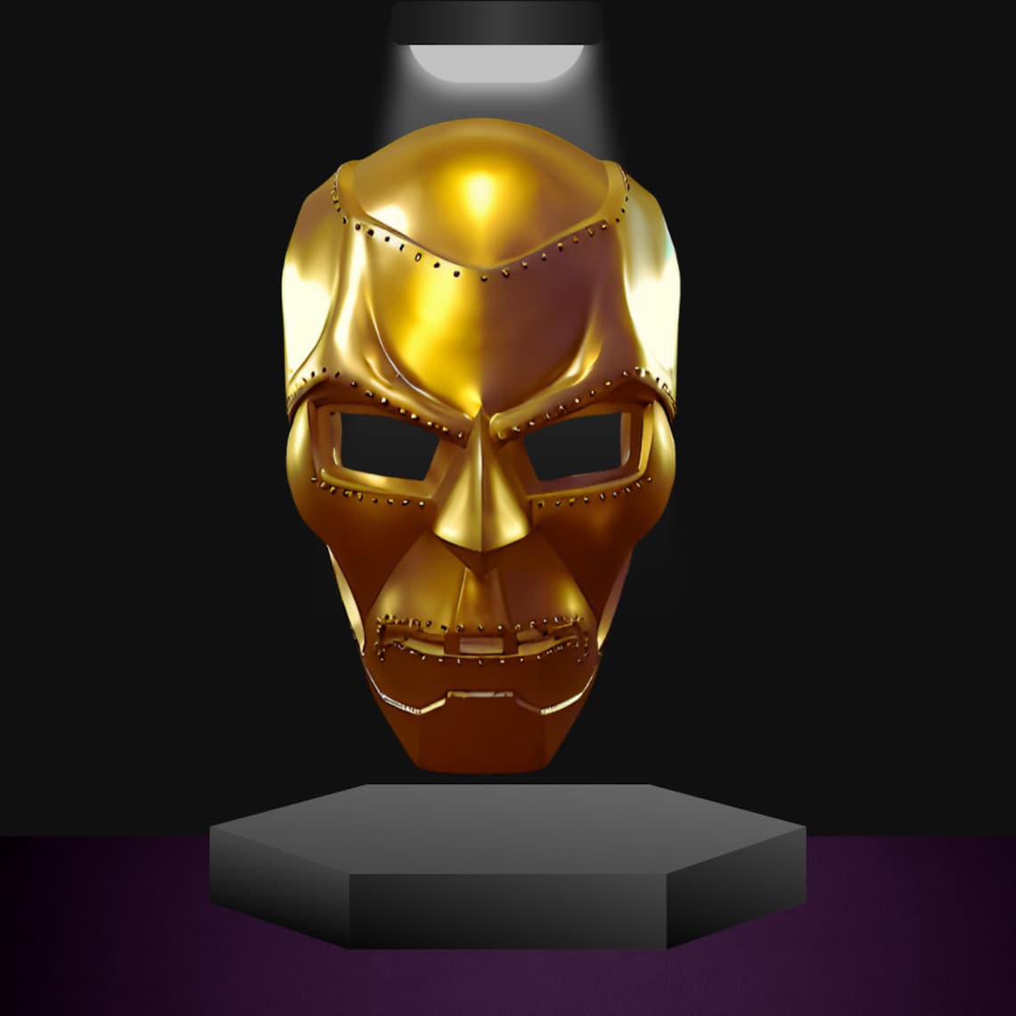Dr. Doom Mask STL File / Doctor Doom Mask Stl Files for 3dprinter ...
