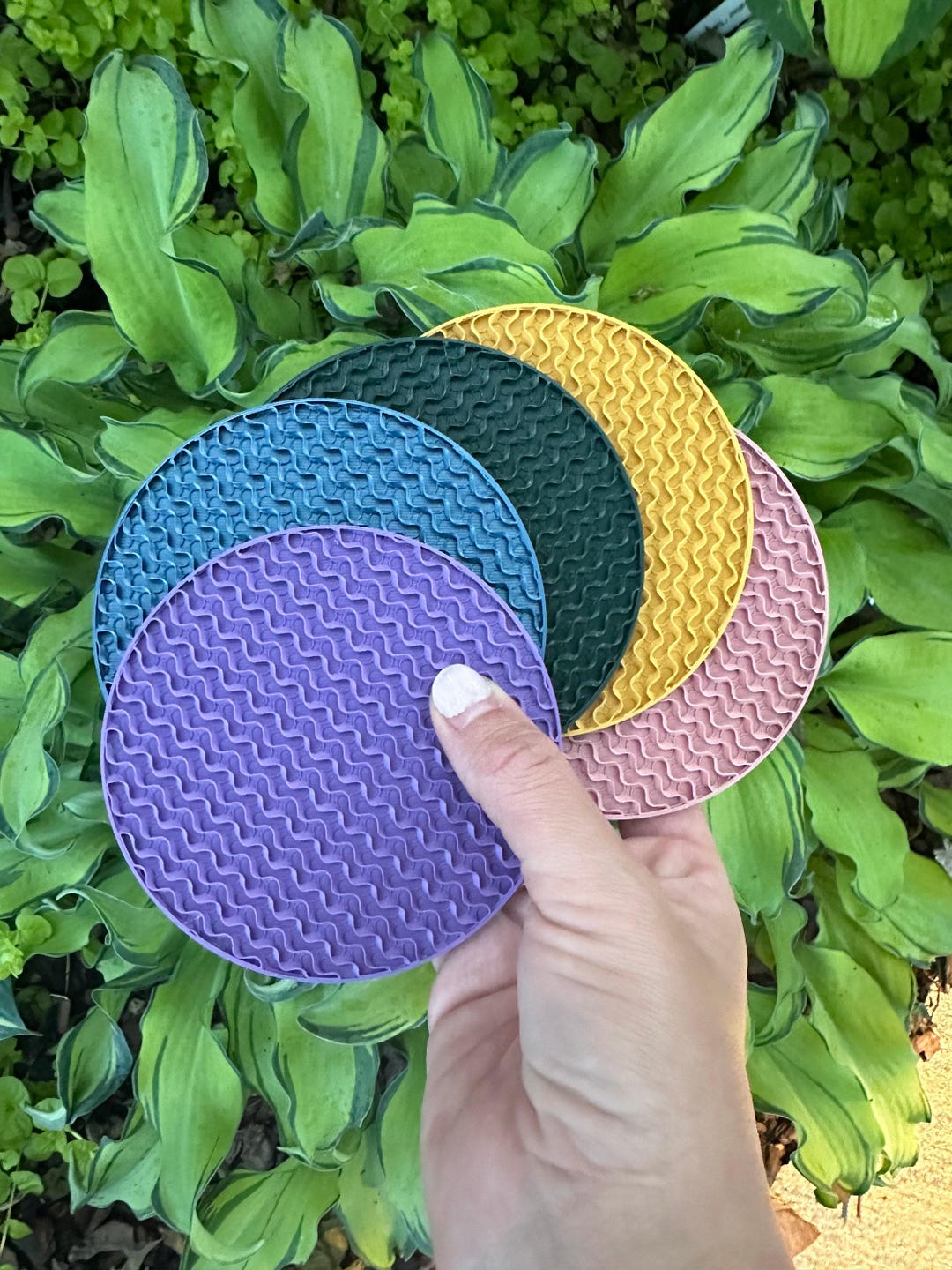 Custom 5 Color Sample Coasters | Choose Your Colors | 3D Handcrafted ...