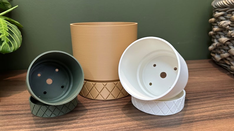 Simple Plant Pot Modern Design Plant Pot House Plant Home Office Decor ...