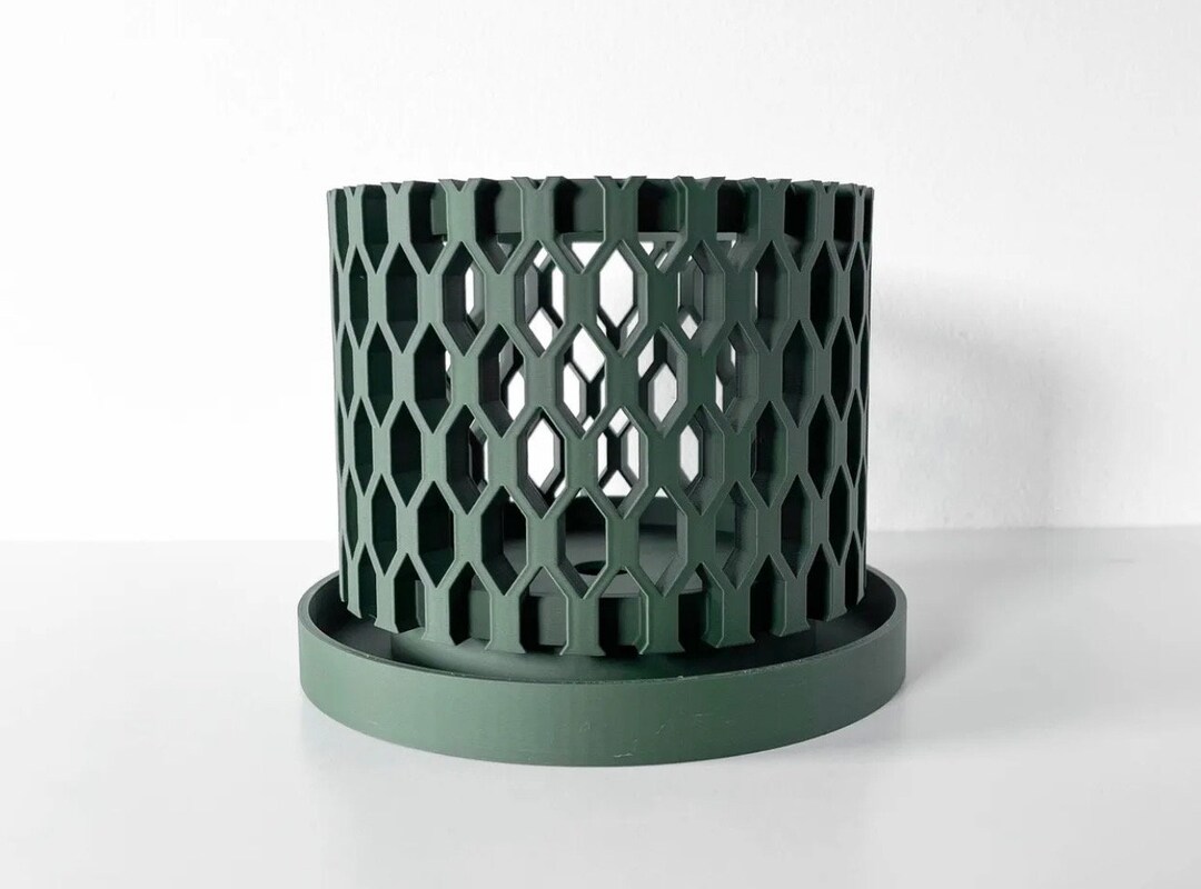 The "erna" Orchid Planter Pot | 3D Printed Aeration System | Succulent Cactus Monstera Plants ...