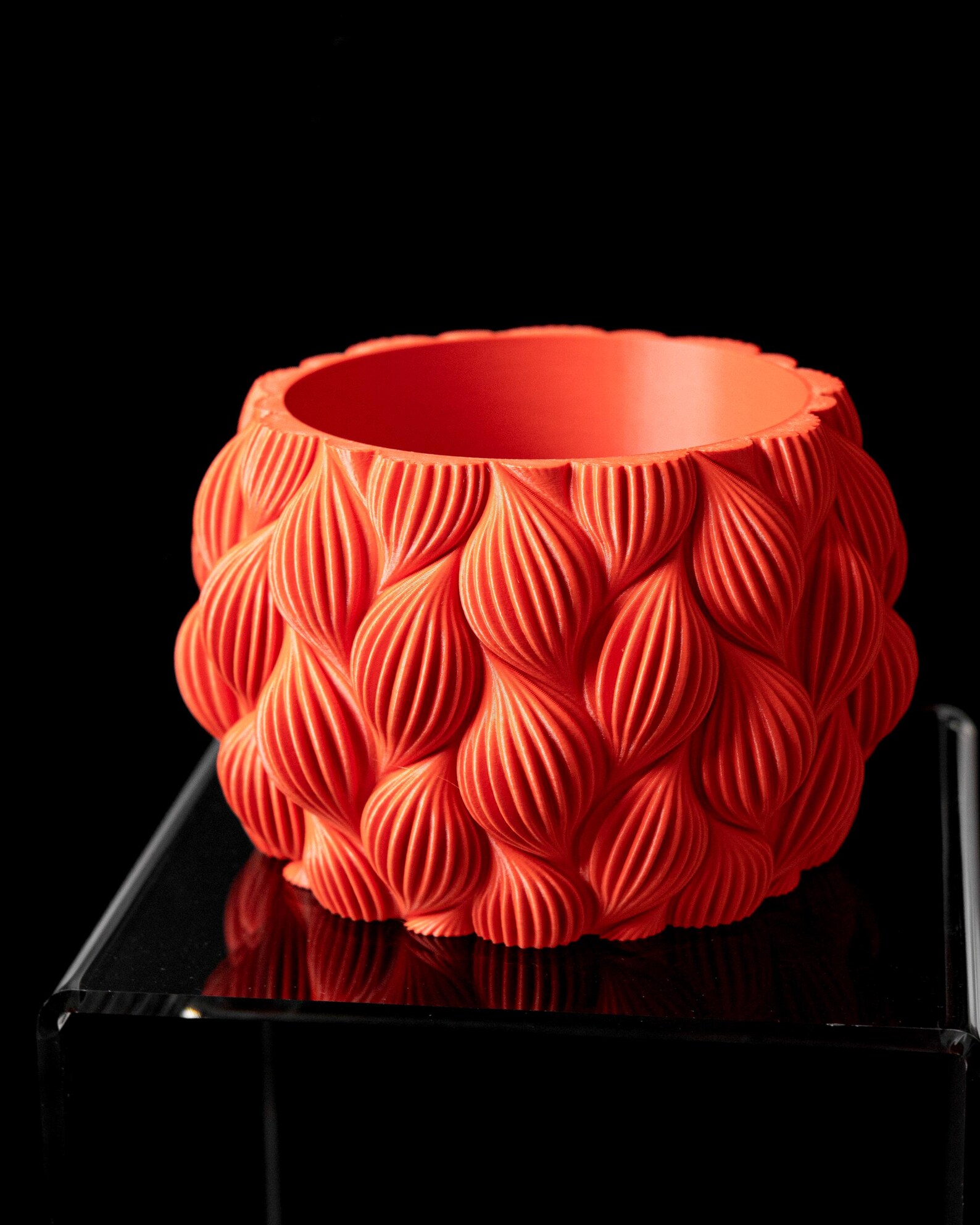 A "ripple" Custom Made 3D Planter Sizes & Colors | Succulent Cactus ...