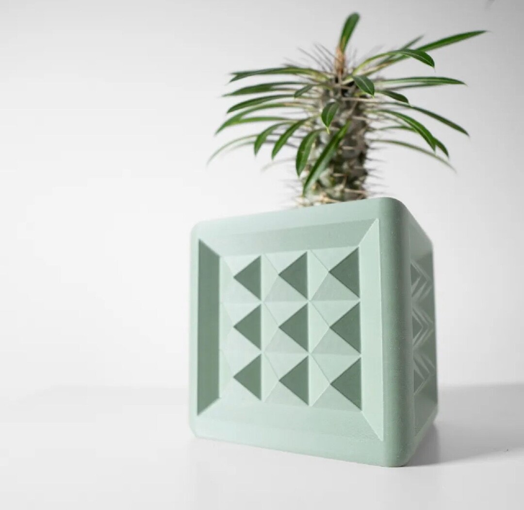 The novo Square Planter Pot Modern Planter Pot Large Planter Succulent ...
