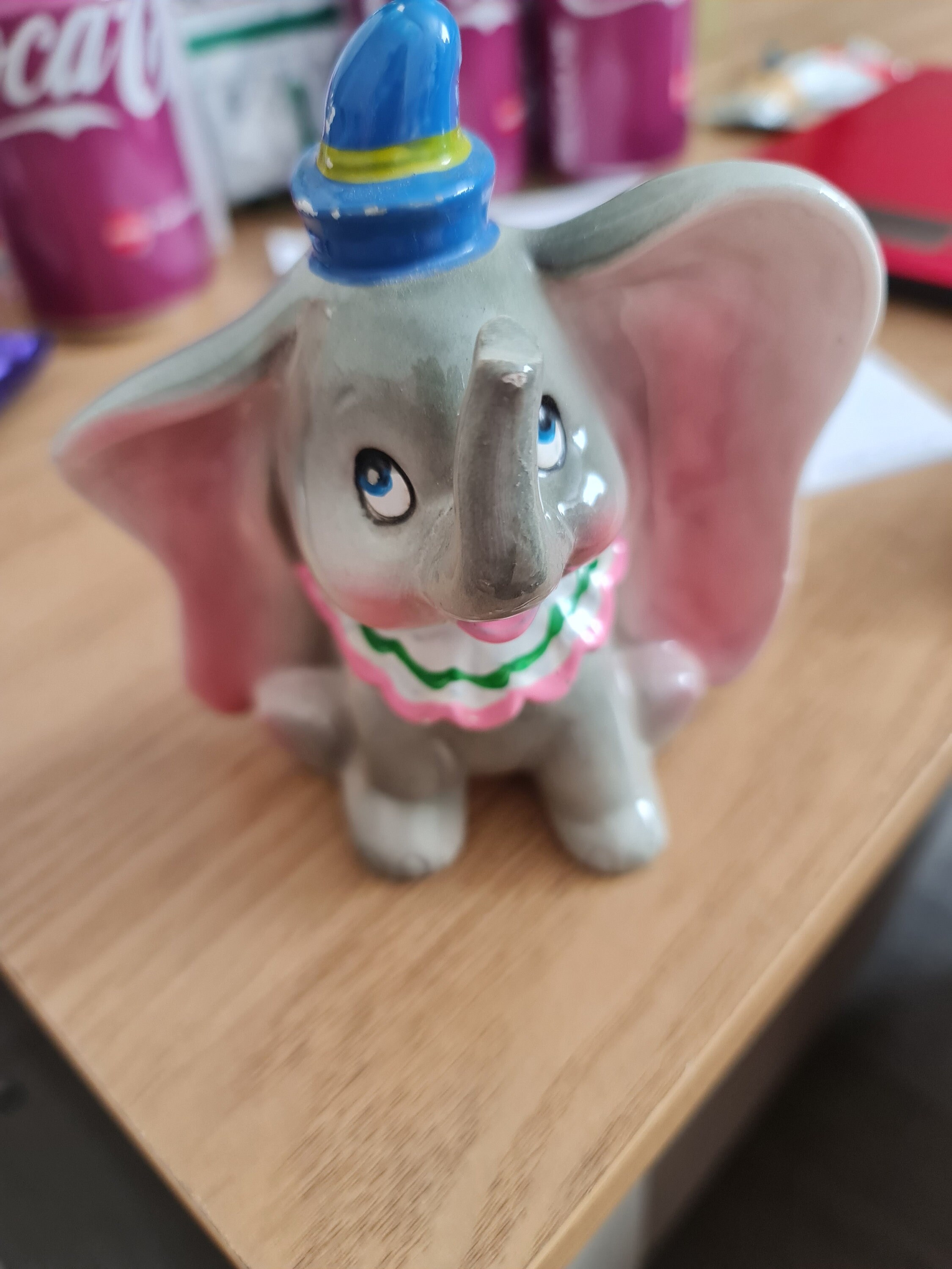 Vintage Dumbo Porcelain Money Box - Etsy